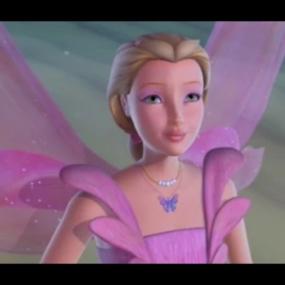 Jewelry | Barbie Fairytopia Elina Mermaidia Pendant Butterfly Necklace | Poshmark